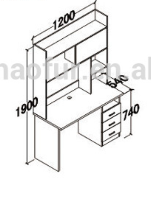 boys Navy study desk & hutch – back4more